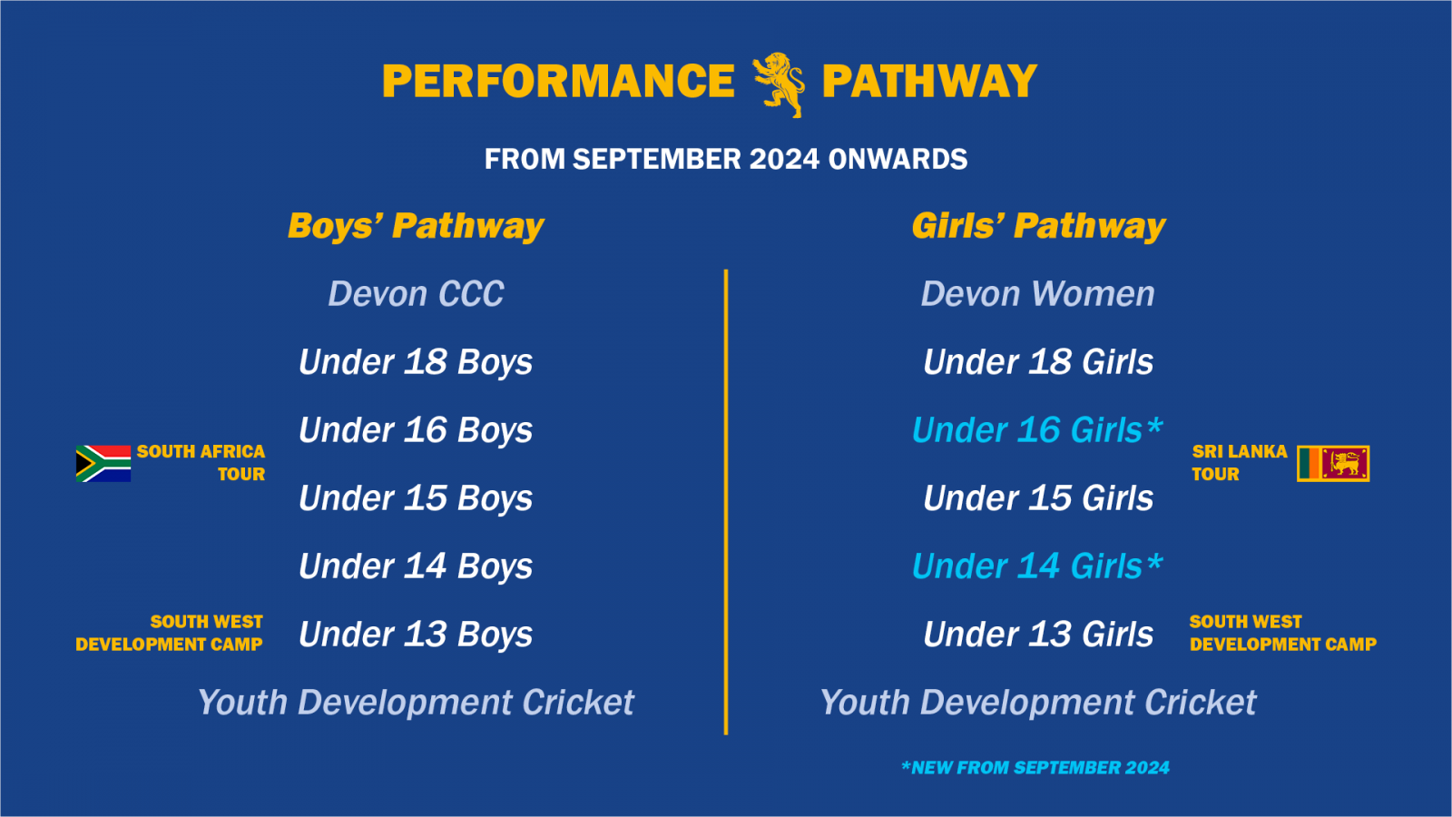Performance Pathway Update: 2024 and Beyond - Devon Cricket